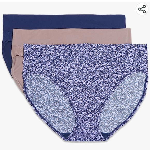Warner's | Intimates & Sleepwear | Warners No Dig Hi Cut Panties Xl 3 ...